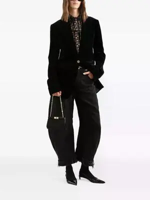 Dolce & Gabbana Frayed-hem Jeans - Black