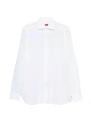 Isaia Buttoned Long-sleeve Shirt