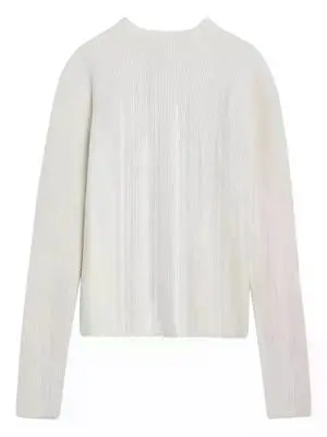 Rick Owens Ribbed Mock-neck Sweater