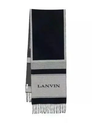 LANVIN Silk Scarf - Blue