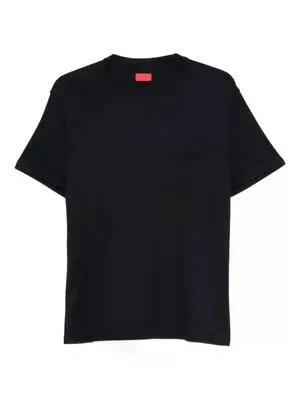 Isaia Logo-embroidered T-shirt