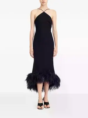 16Arlington Ade Feather Midi Dress