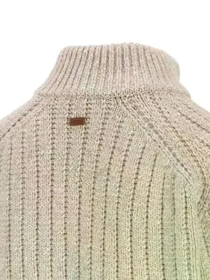 TOD'S Zip-up Ribbed Cardigan