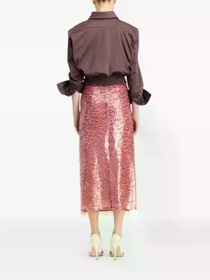 16Arlington Dia Sequinned Midi Skirt