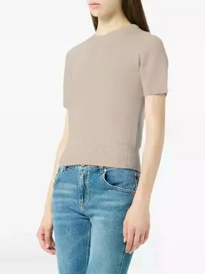 Blumarine Short-sleeve Top - Neutrals