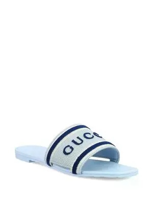 Gucci Logo-stripe Sandals