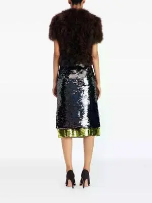 16Arlington Nyla Sequin Midi Skirt
