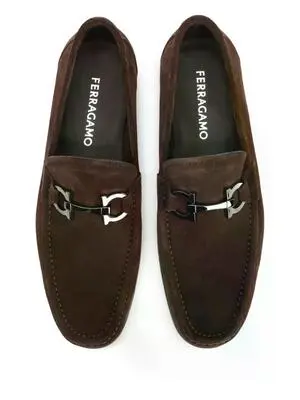 FERRAGAMO Bit Detail Slip-on Loafers