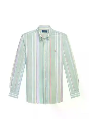 Polo Ralph Lauren Striped Long-sleeve Shirt - Green