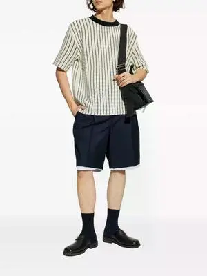JIL SANDER Striped Crew-neck T-shirt - Neutrals