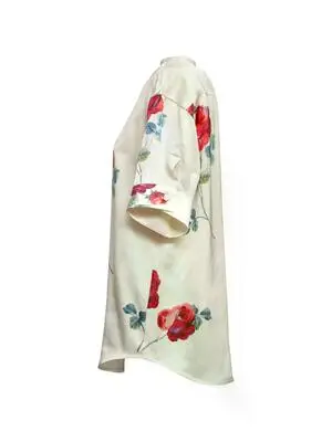 N°21 Floral-print Short-sleeve Blouse