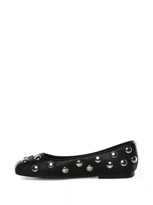 Michael Kors Studded Leather Ballet Flats