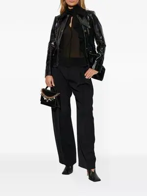 Alexander McQueen Ruffled Top - Black