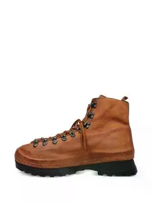 Guidi Lace-up Leather Hiking Boots