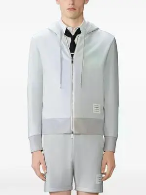 Thom Browne Zip-up Hoodie - Grey