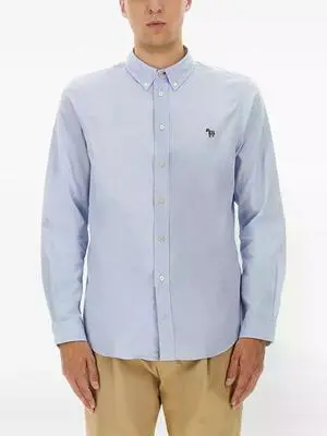 Paul Smith Zebra Appliqué Shirt - Blue
