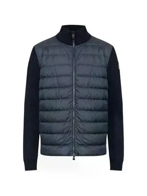 Moncler Padded Ribbed Jacket - Blue