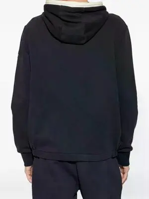 Moncler Logo-embroidered Zip-up Hoodie