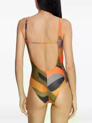 LYGIA & NANNY Patterned One-piece Swimsuit
