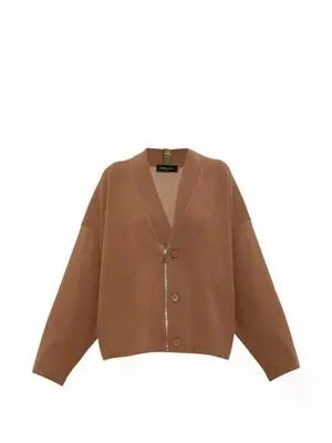 Fabiana Filippi V-neck Cardigan - Brown