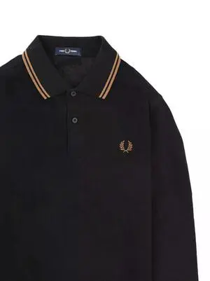 Fred Perry Long-sleeved Polo Shirt - Black