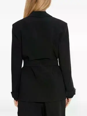 GANNI Notched-lapel Belted Jacket