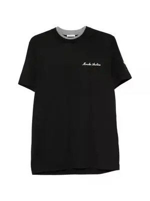 Moncler Logo-embroidery T-shirt