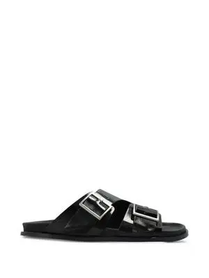 Alohas Silver Tone Sandals For Women