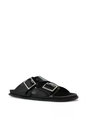 ALOHAS Alba Buckle Sandals - Black