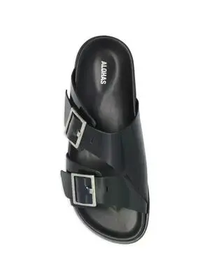 ALOHAS Alba Buckle Sandals - Black