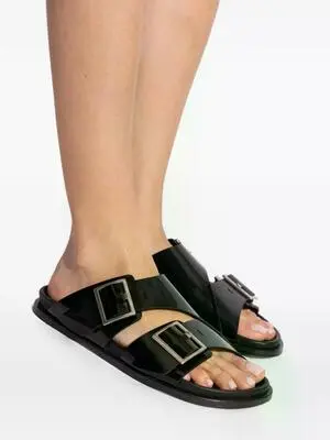 ALOHAS Alba Buckle Sandals - Black