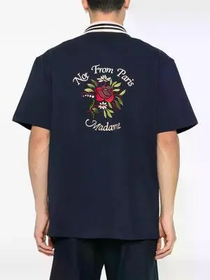 Drole De Monsieur Embroidered Buttoned Shirt