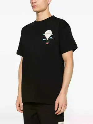 FLANEUR Graphic-print T-shirt - Black