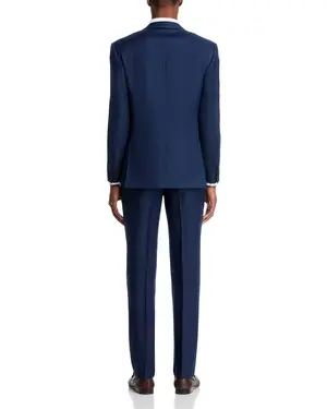 Canali Siena Tonal Plaid Classic Fit Suit - Blue
