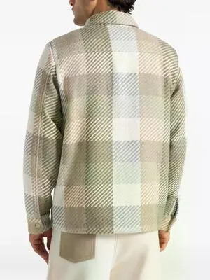 Manière De Voir Check-print Overshirt - Neutrals