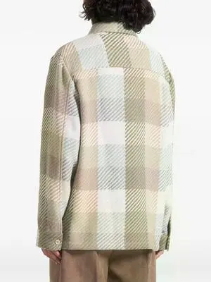 Manière De Voir Check-print Overshirt - Neutrals