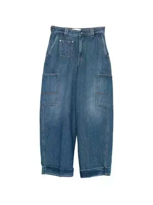 Givenchy Wide Leg Jeans - Blue