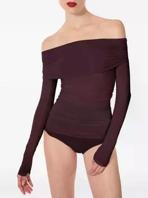 Wolford Draped Long-sleeve Top