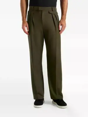 Manière De Voir Pleated Tailored Trousers - Green