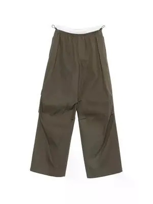 Alexander Wang Logo Waistband Trousers - Green
