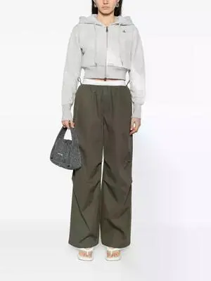 Alexander Wang Logo Waistband Trousers - Green