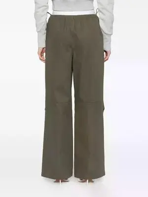 Alexander Wang Logo Waistband Trousers - Green