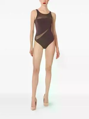 Wolford Shade Sleeveless String Body - Brown