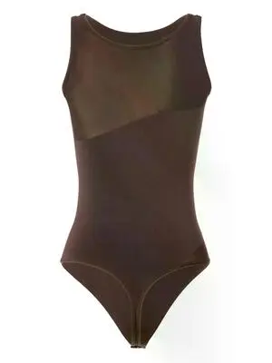 Wolford Shade Sleeveless String Body - Brown
