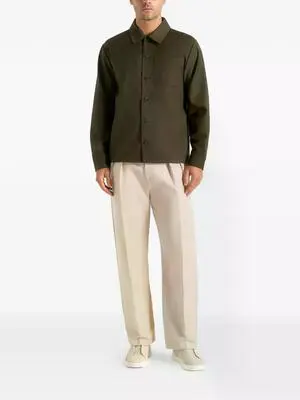 Manière De Voir Valentin Classic Long Sleeve Shirt - Green
