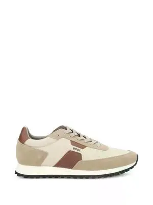 BOSS Parkour Runn Panelled Low-top Sneakers