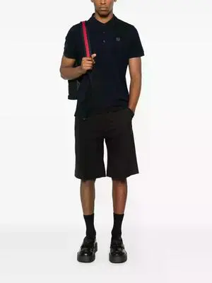 Fendi Logo-embroidered Polo Shirt - Blue