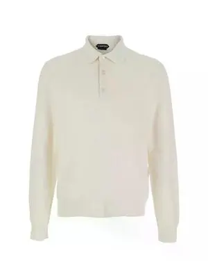 TOM FORD Buttoned Silk Polo Shirt