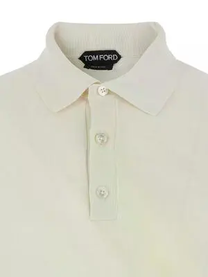 TOM FORD Buttoned Silk Polo Shirt