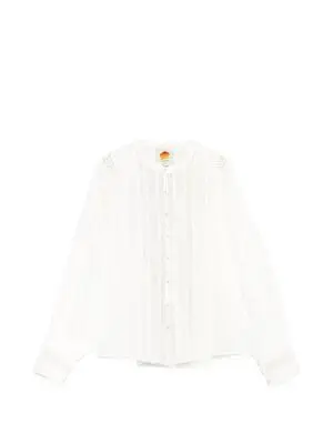 Farm Rio Crochet Blouse - White
